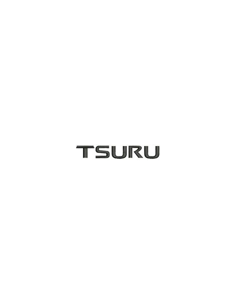 Tsuru Logo 13 Cm Ponchado Para Bordado