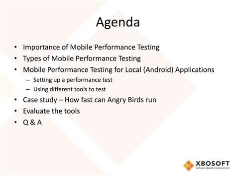 Mobile Device Client Application Performance Testing Pptx Operating Systems Computer
