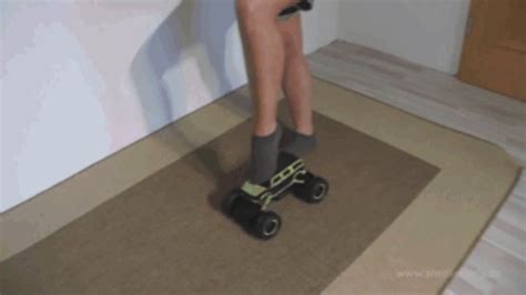 Sneaker Girl Fussballgirl07 Crushing Toy Car With Socks Sneakergirl