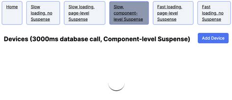 loading fast and slow async react server components and suspense