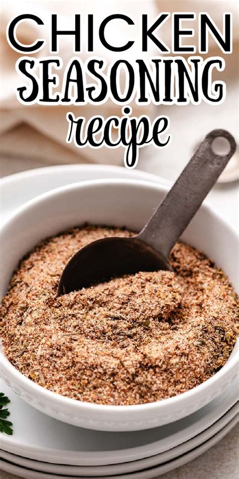 Chicken Seasoning Recipe Chicken Seasoning Recipes Homemade Spices
