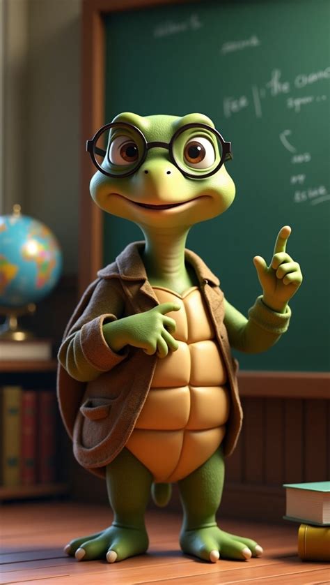 Turtle Wearing Glasses