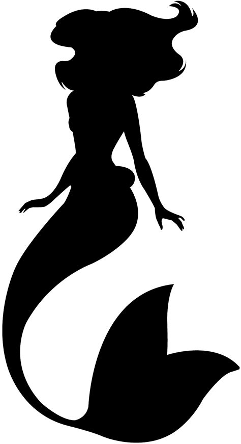 Ariel Silhouette Schwimmen