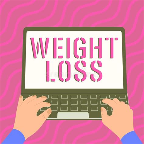 Conceptual Caption Weight Loss Business Concept Decrease In Body Fluid Muscle Mass Reduce Fat