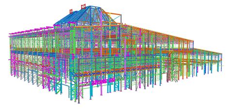 Modelado Bim Estructural 3d Tekla Structures Software