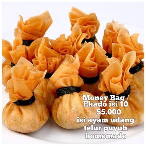 Jual Bento Ekado Money Bag Isi 10 Isian Ayam Udang Shopee Indonesia