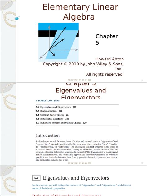 Ch05 Eigenvalues And Eigenvectors 2x Pdf Eigenvalues And