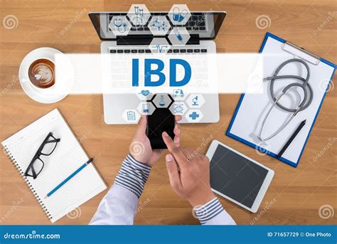 Inflammatory Bowel Syndrome Infographic With Inflammatory Bowel
