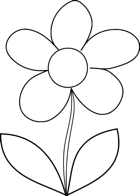 Svg Floral Outline Blooming Blossom Free Svg Image And Icon Svg Silh