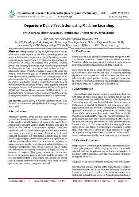 Airfare Prediction Using Machine Learning Pptx