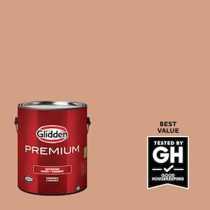Glidden Essentials 1 Gal Ppg1069 4 Orange Maple Flat Exterior Paint