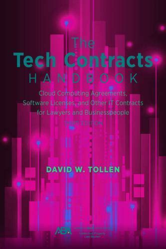 The Tech Contracts Handbook Cloud Computing Agreements Software
