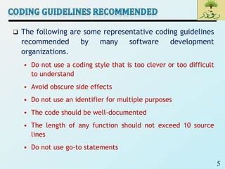 SE Lec Coding PPT