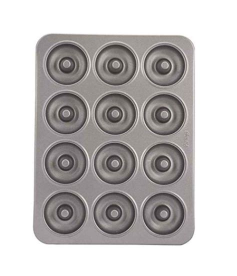 Prestige Mini Donut Pan 12 Cups Aluminium Grey