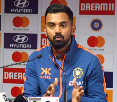 Nagpurindian Cricketer Klrahul Addresses A Press Conference