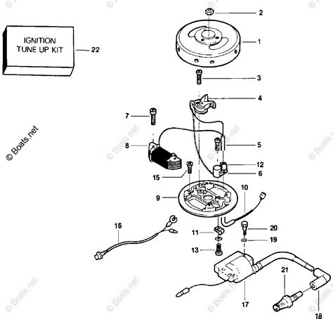 Johnson Outboard 1991 Oem Parts Diagram For Armature Plate And Coil Assembly