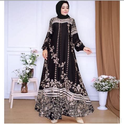 Jual Gamis Clara Dress Motif Quality Premium Gamis Pesta Kondangan Mewah Dan Elegan Gamis