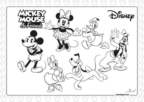 Mickey Mouse And Donald Coloring Pages [2025]