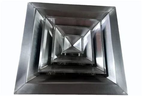 Powder Coated Ss Hvac Diffuser For Hotel Shape Square At ₹ 2350