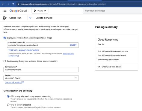 How To Deploy Vizzly On Gcp Cloud Run Vizzly How To Deploy Vizzly On Gcp Cloud Run Vizzly