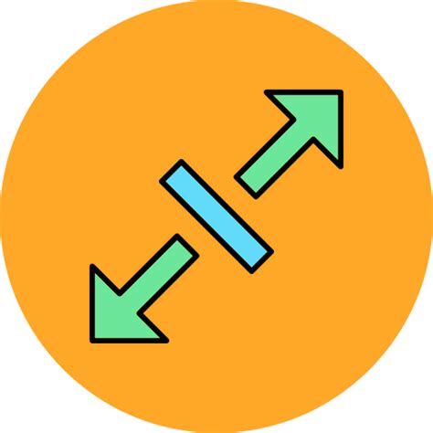 Resize Generic Outline Color Icon