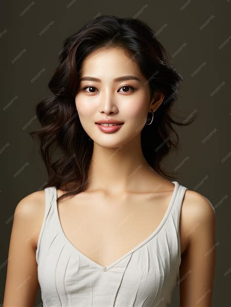 Premium Photo Portrait Photography Of Young Asian Beauty Woman With