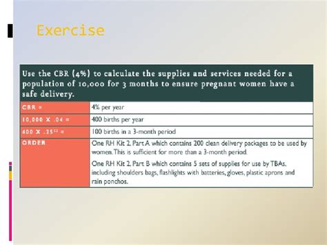 Misp For Rh Minimum Initial Service Package For