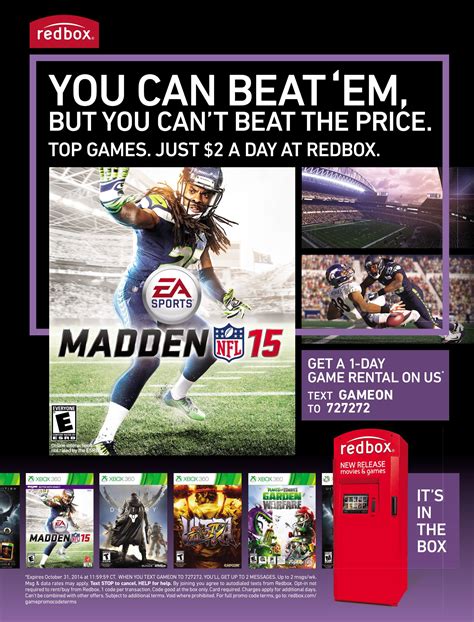 Redbox Game Rentals November 2014 Gaming Retailers Retromags