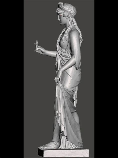 Elpis Goddes Of Hope Sculpture 3d Model Hephaisteion