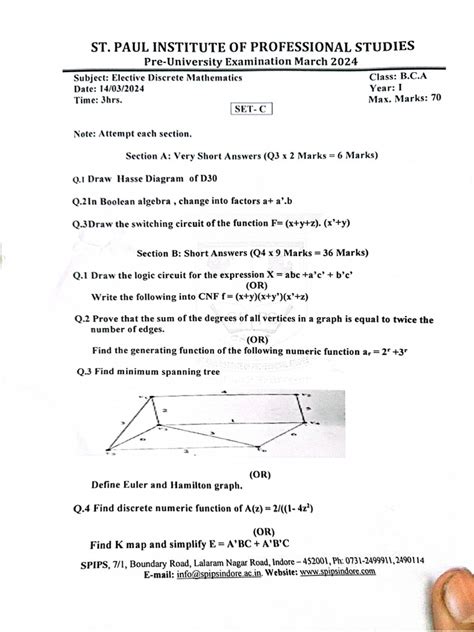 Discreate Maths Pue Pdf