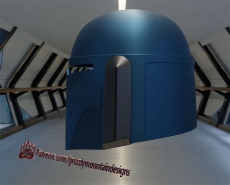 Custom Mando Mandalorian Helmet Fang Based On The Fett Helmets 3d Model