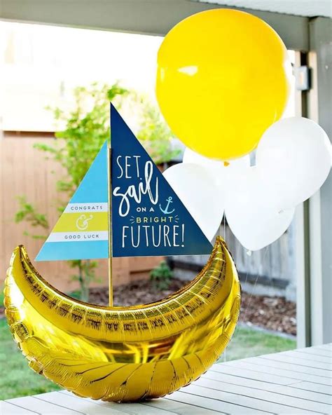 Graduation Party Diy Set Sail On A Bright Future Hostess With The