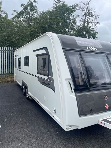 Z Sold 2015 Elddis Crusader Storm Twin Axle Island Bed Full Bathroom