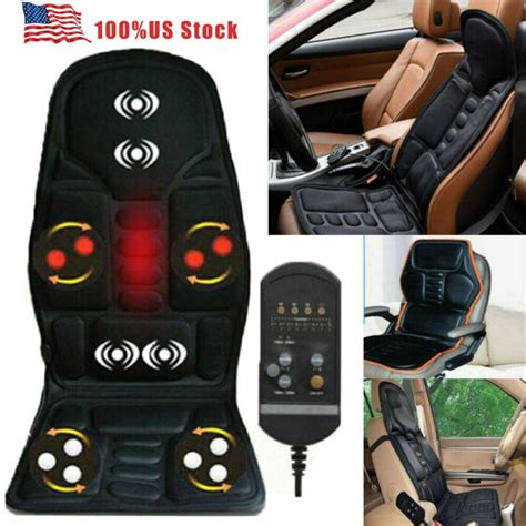 Heated Vibrating Back Massager Chair Pad — Gear Elevation