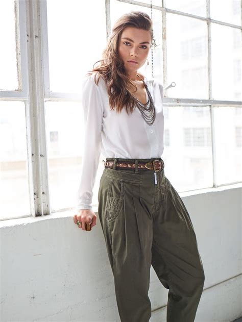 Z Cavaricci Olive Twill Highwaisted Vintagefashion Vintagestyle