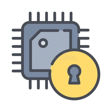Security Lock Protection And Security Vector Icons Set Cyber Computer Network Business Data