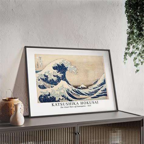 Katsushika Hokusai The Great Wave Off Kanagawa 1831 Unframed Fine