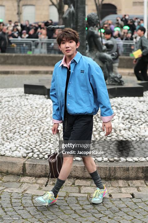 Roy Wang Yuan Attends The Miu Miu Womenswear Fallwinter 2025 2026