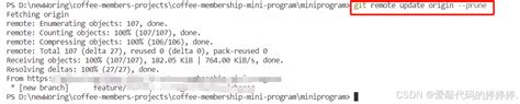 vscode等编辑器获取不到远程最新分支？（一步搞定） vscode更新远程分支 csdn博客