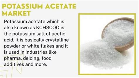 Potassium Acetate Powder 25kg Bag At ₹ 150kg In Ahmedabad Id