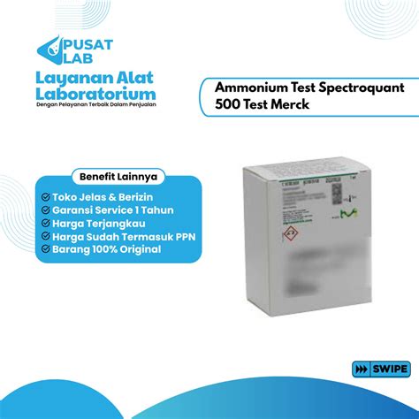 Jual Ammonium Test Spectroquant 500 Test Merck Shopee Indonesia