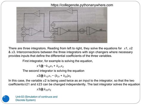 Unit 2 Simulation Of Continuous And Discrete Systempptx Physics Science