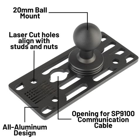 Switch Pros Sp9100 Switch Panel Mount With 20mm Ball Bulletpoint Mounting Solutions