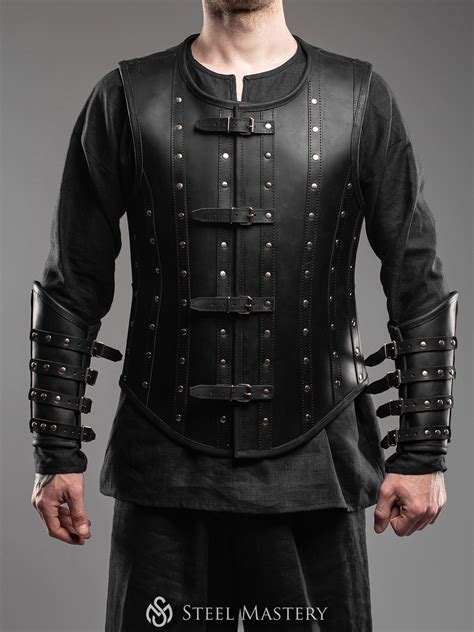 Leather Vest In Renaissance Style