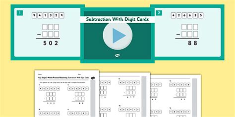 Ks2 Reasoning Test Practice Missing Number Calculations Subtraction