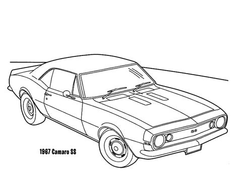 Camaro Ss Coloring Pages