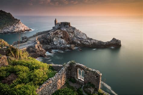 Chiesa Di San Pietro In The Town Of Porto Venere Southern Liguria