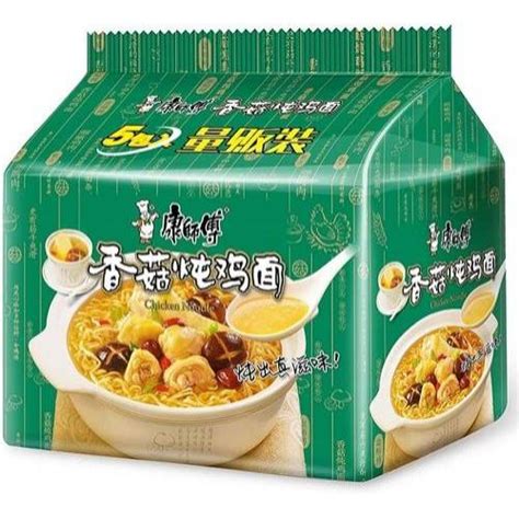 康师傅香菇炖鸡面 （5连包） 康师傅 方便面 面条 英游商城