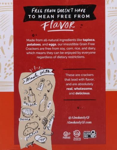 Absolutely® Gluten Free Original Grain Free Flatbreads 529 Oz Kroger