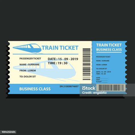 기차 티켓 기차 여행 벡터 일러스트 레이 션 기차에 대한 스톡 벡터 아트 및 기타 이미지 기차 티켓 벡터 Istock